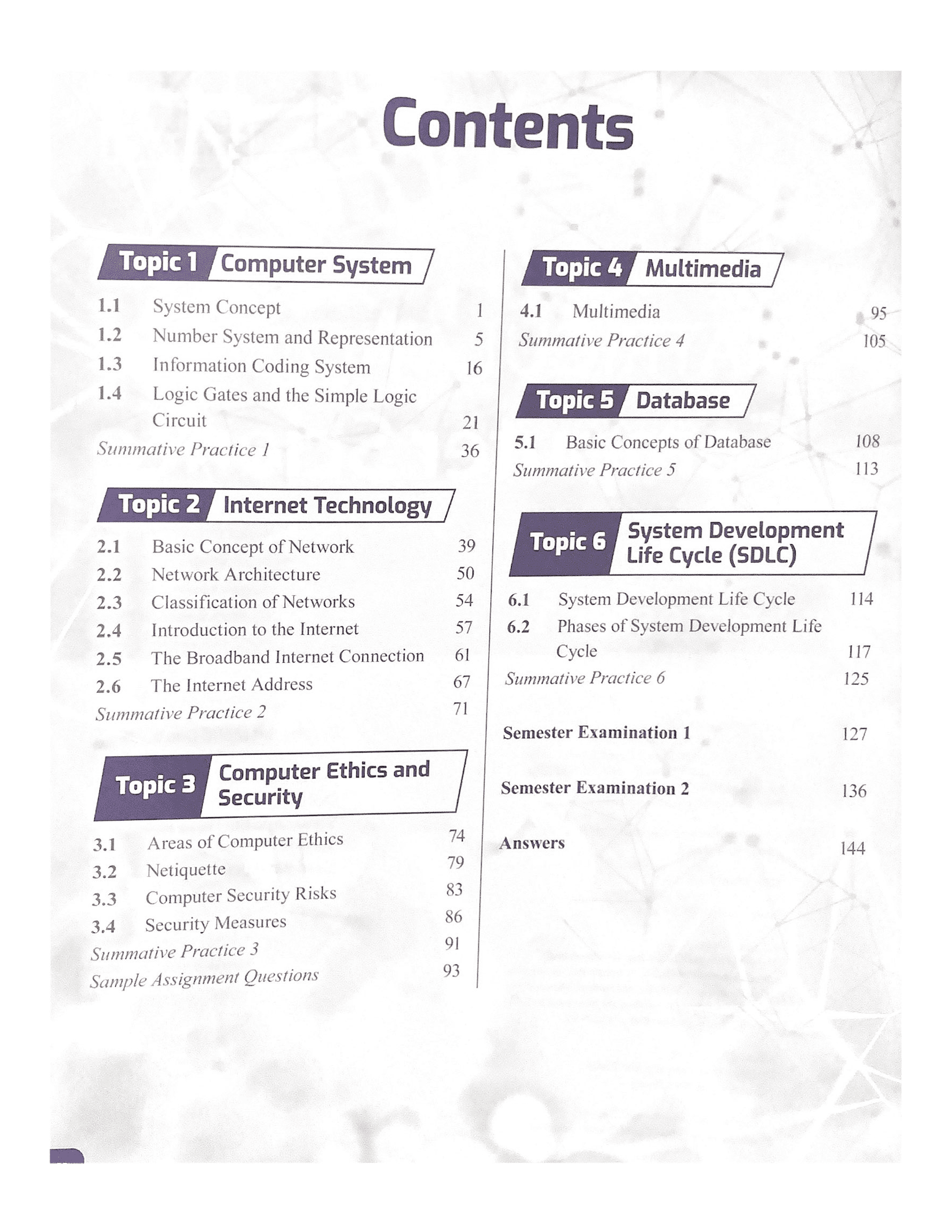 Matriculation Reference Text Mathematics / Chemistry / Physics ...