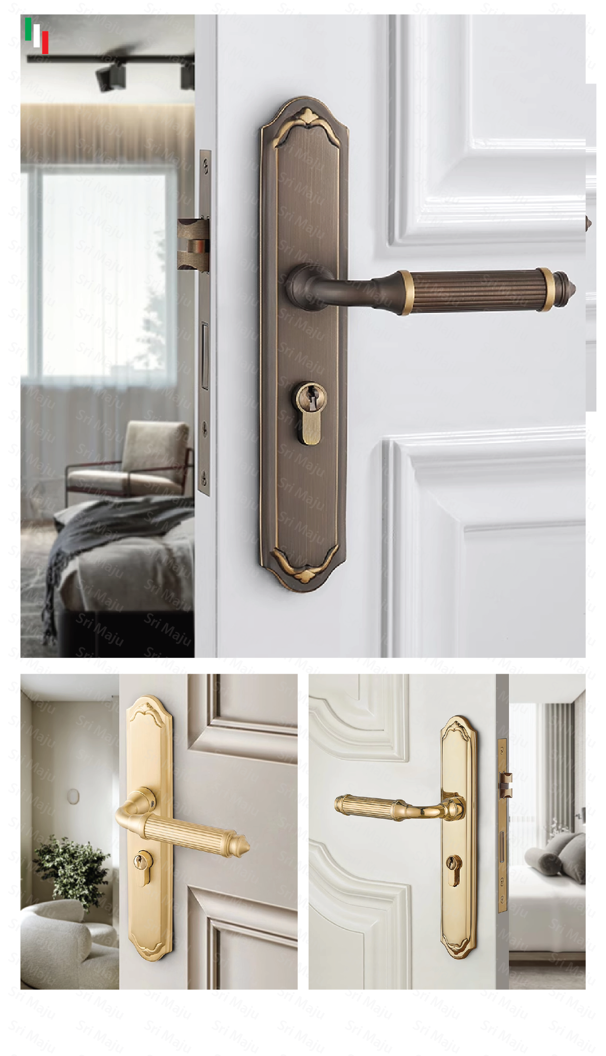 MAJU ELP-HD2 Heavy Duty Quality Euro Profile Cylinder Single Double ...