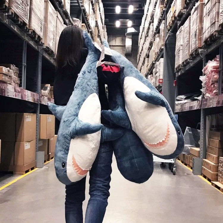 [ORI] IKEA BLAHAJ Shark Soft Toy | 55cm & 100cm Soft Toy IKEA Shark ...