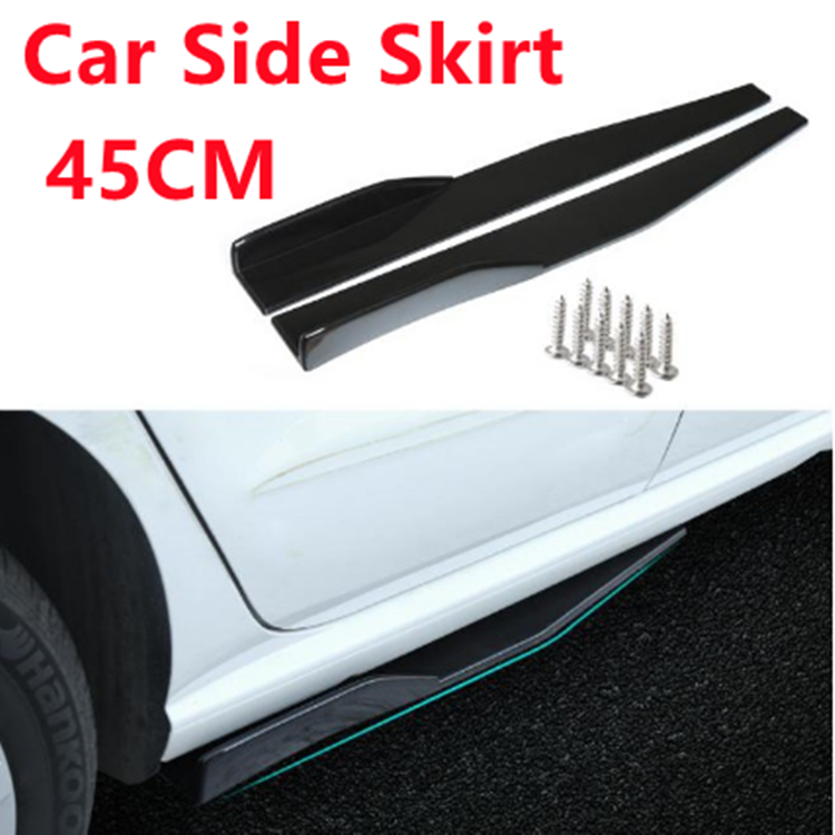 Car Universal Car Side Skirts Body Kit Rocker Panel Extension ...