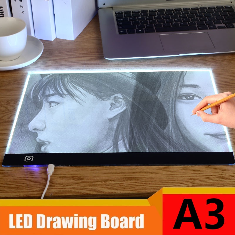 【🇲🇾24h】A4/A3 USB LED Copy Board Light Pad Drawing Tracing Tablet Copyboard Animation Sketching ...