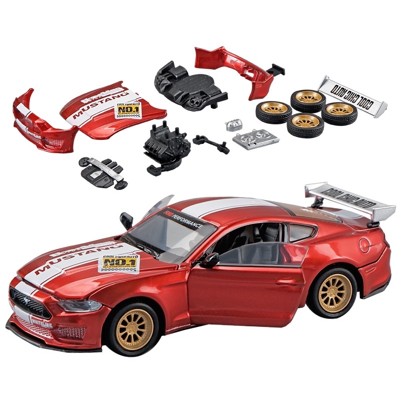 [ASSEMBLY]FEO CCA Diecast Car 1:42 2018 Ford Mustang GT Alloy Toy Car ...