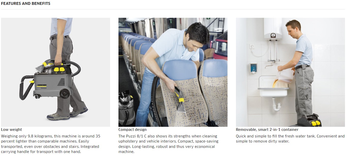 🔥 Karcher Puzzi 8/1 Mattress Cleaner Mesin Cuci Karpet Sofa Cleaner ...