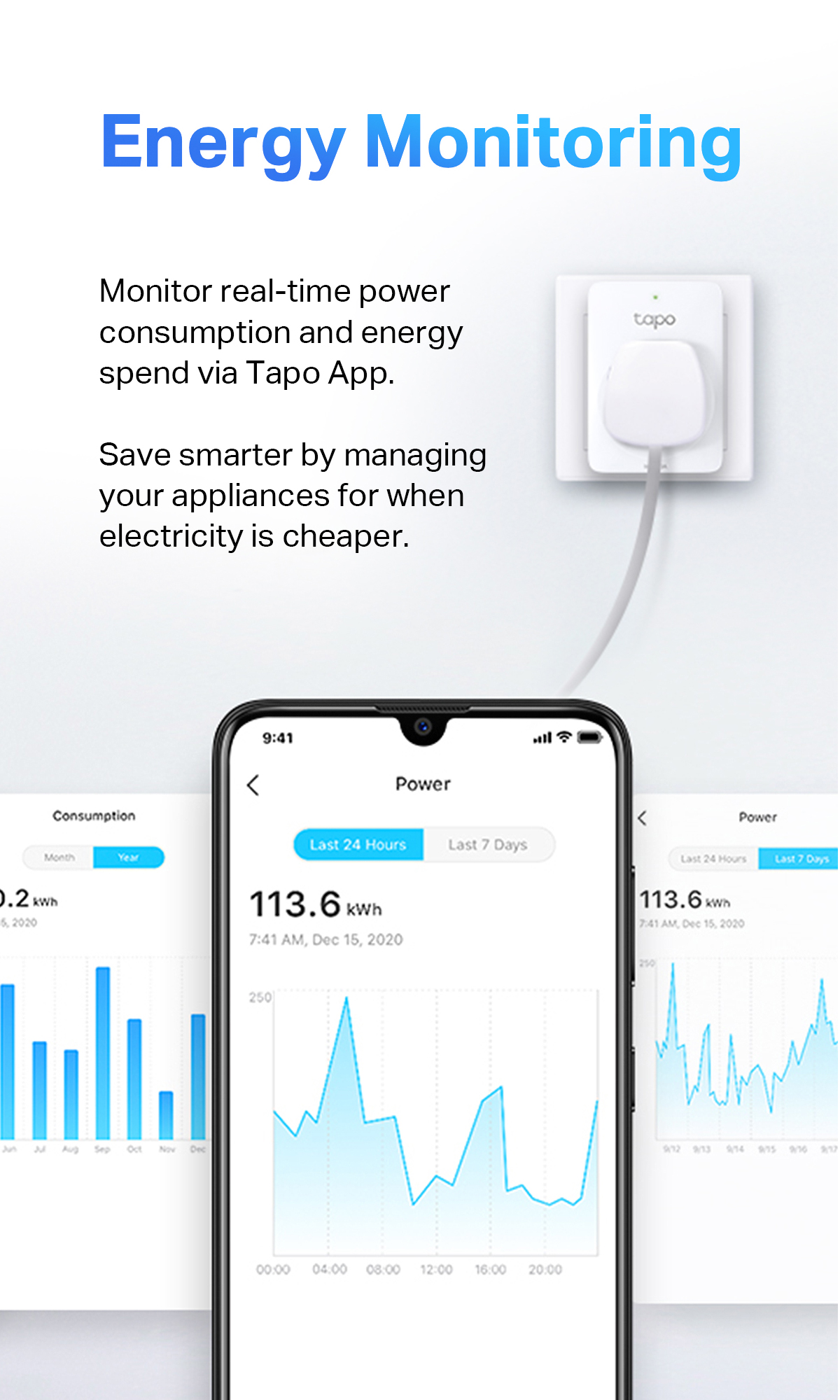 【Safety Smart Plug】TP-LINK TAPO P110 (2PX) MINI SmartPlug, Energy ...