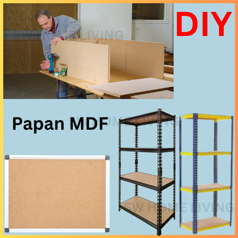 SW Papan MDF custom Projek DIY pertukangan rak kabinet kraftangan ...