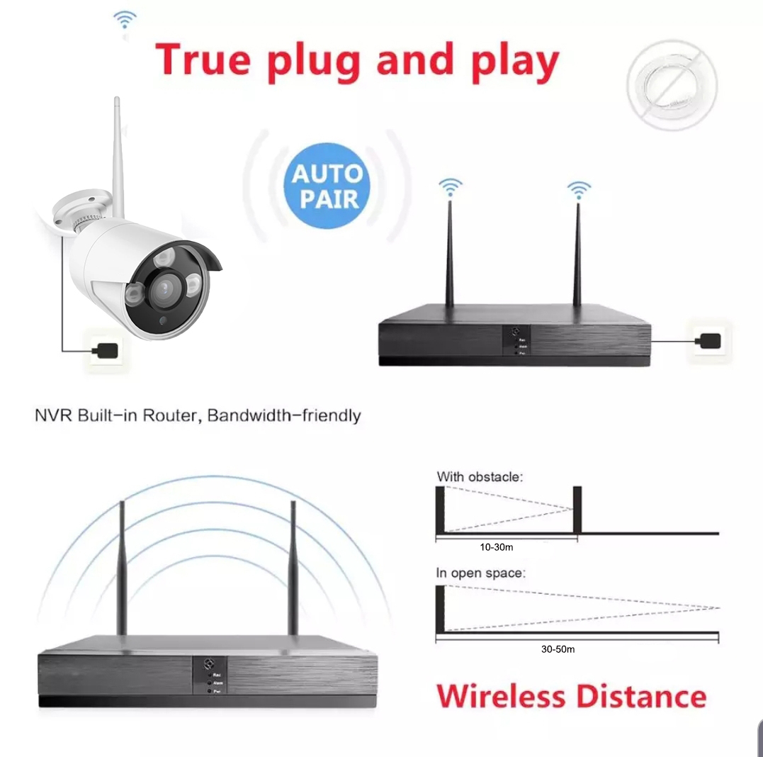 XMeye Dgpro Wireless Wifi Weatherproof IR CCTV Camera - 3MP 1296p (For ...
