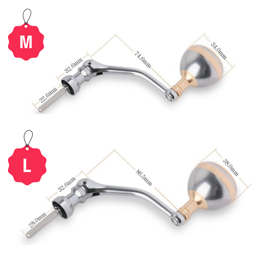 Aluminium Fishing Handle Hot Selling 💯Boleh fit banyak reel ade 4 segi ...