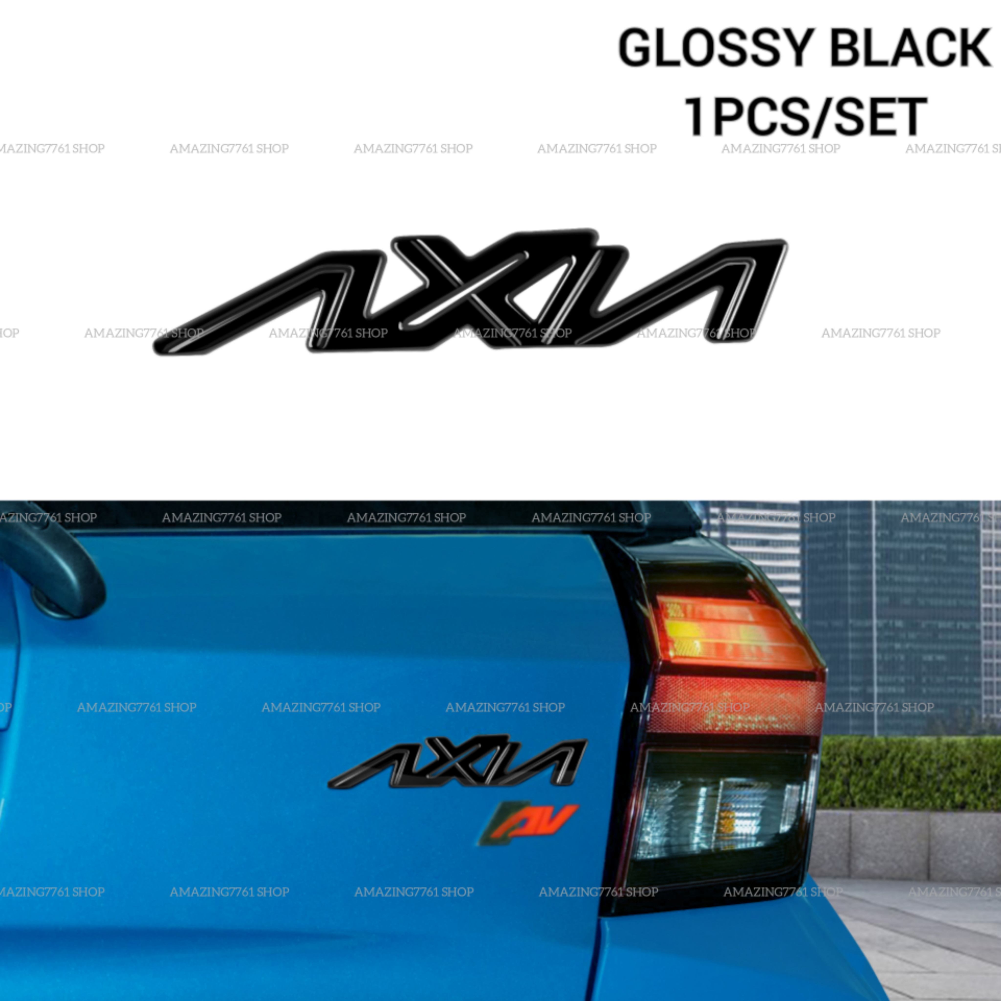 AMAZING PERODUA NEW AXIA 2023-2024 CAR AXIA LOGO EMBLEM FRAME COVER ...