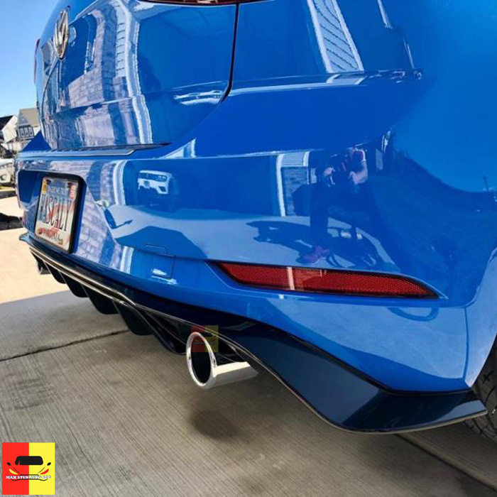 VOLKSWAGEN GOLF MK7.5 R R LINE GTI TSI TCR REAR DIFFUSER BUMPER SKIRT ...