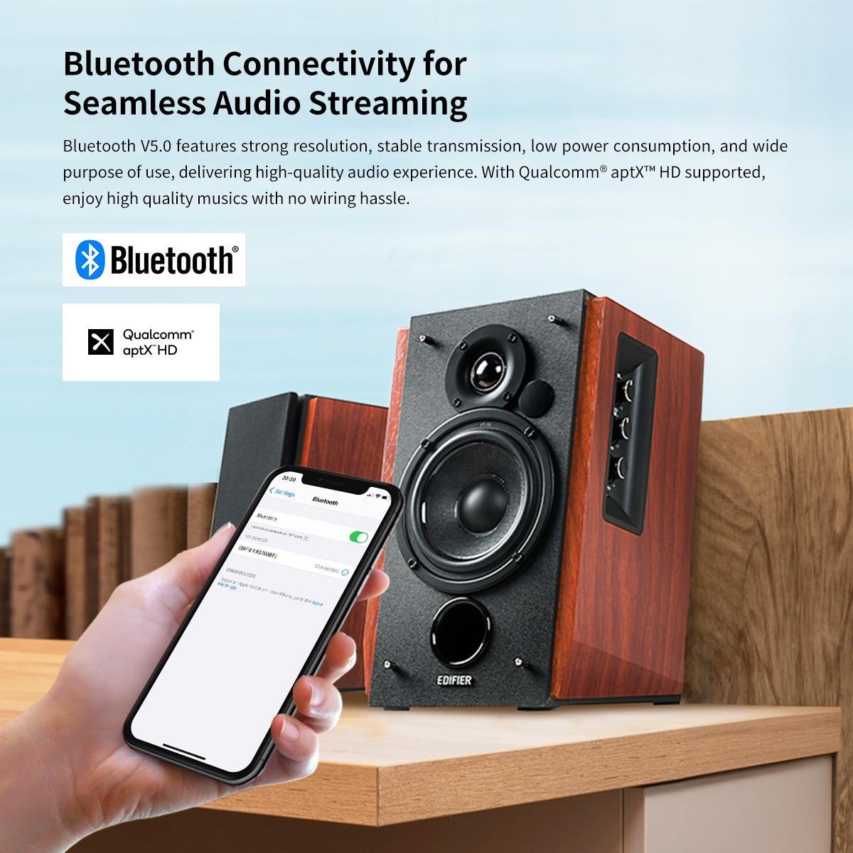 Edifier R1700BTs Bluetooth Bookshelf Speaker - Silk Dome Tweeter | 4 ...