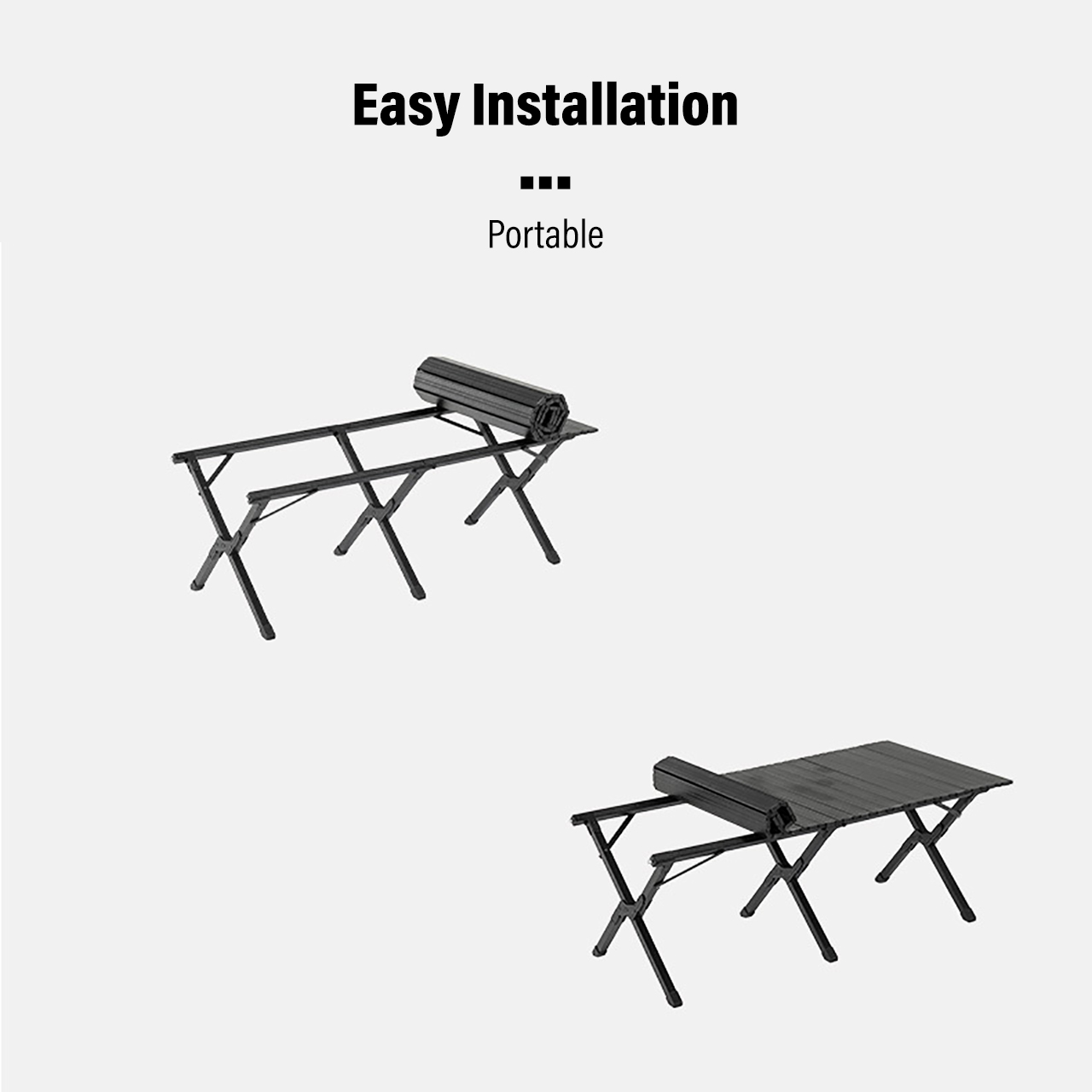 PANDACAMP Outdoor Camping Chair Folding Chair Camping Table Meja Lipat ...