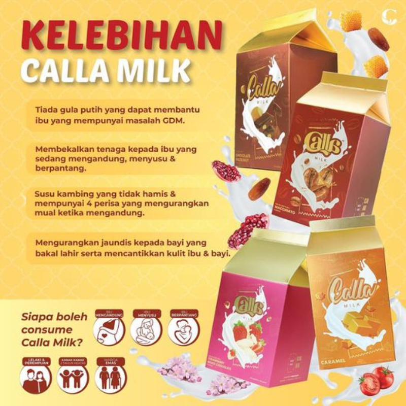 Calla Milk Chocolate Hazelnut, Caramel, Strawberry White Chocolate ...