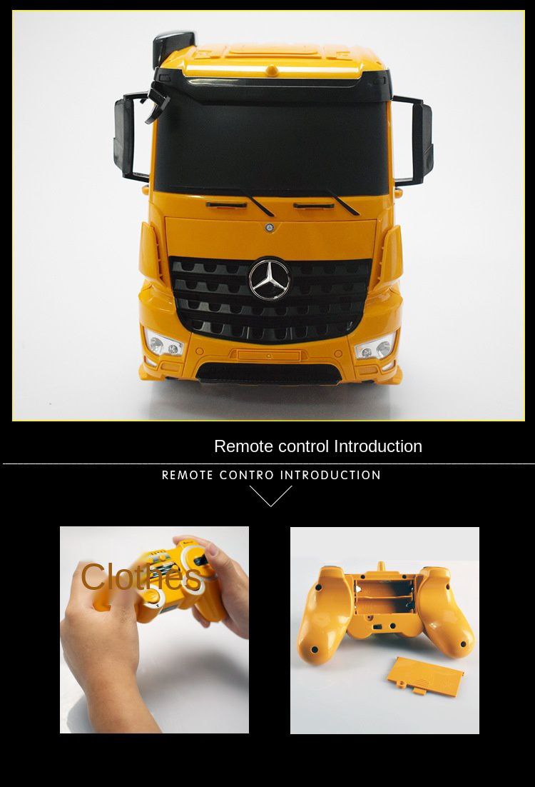 LARGE TRUCK RC MERCEDES AROCS REMOTE CONTROL LOW LOADER CONSTRUCTION ...