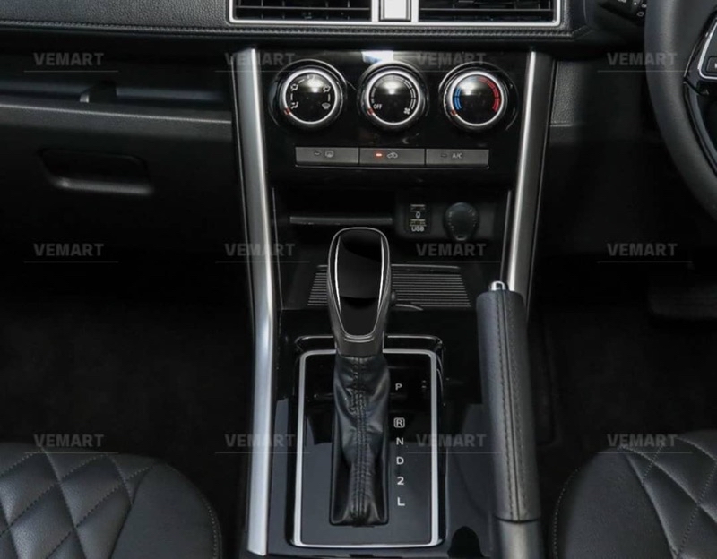 Vemart Mitsubishi xpander carbon fiber car gear shift knob frame cover ...