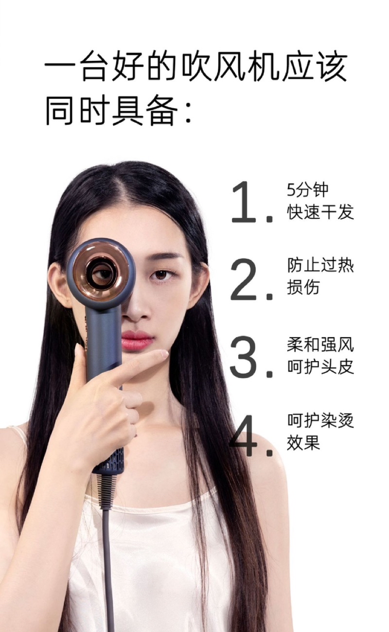 Fanda Pro Mini Hair Dryer Negative ion Hair Dryer Fanda Pro Mini吹风机 凡达负 ...