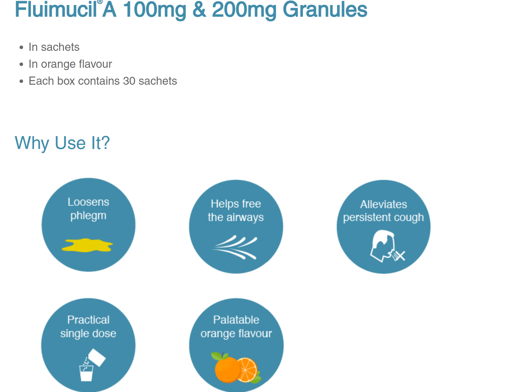 FLUIMUCIL 100MG/200MG GRANULES/600MG EFFERVESCENT TABLETS 10S ...