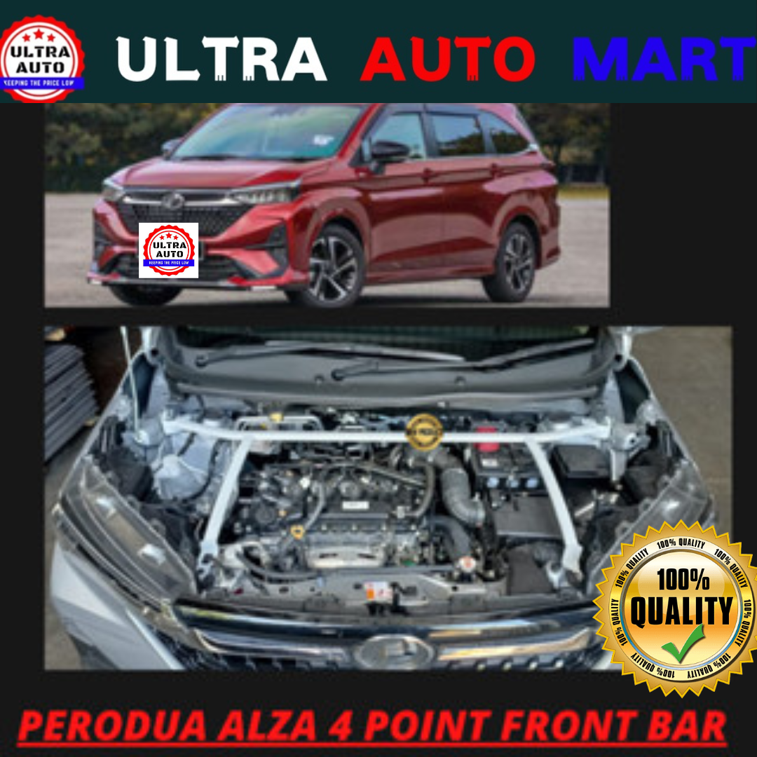 FRONT STRUT BAR TOYOTA VELOZ PERODUA ALZA 1.5L 2022 2023 2024 4 POINT ...