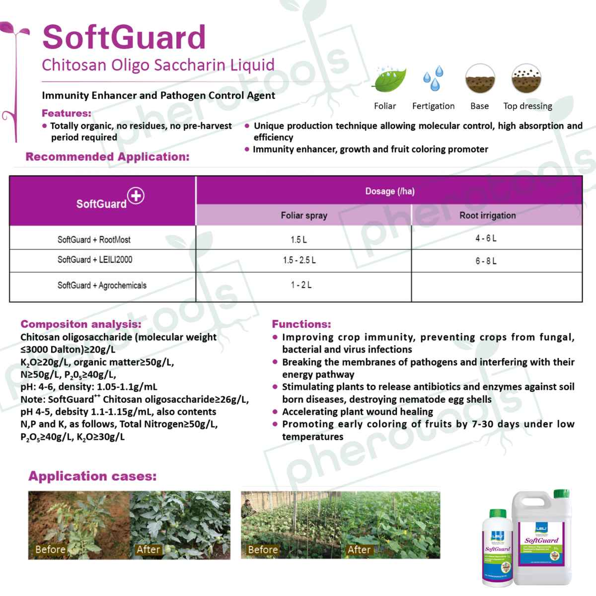 Pherotools LEILI 1L Softguard Chitosan - Original Baja Organik Kitosan ...
