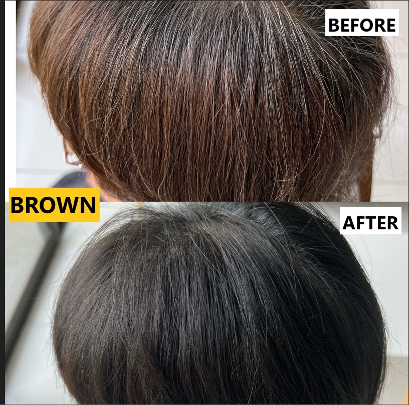 【台湾总公司】KAFEN Hair Color Dye 400ml (Black/Brown)White Gray Hair Dye ...