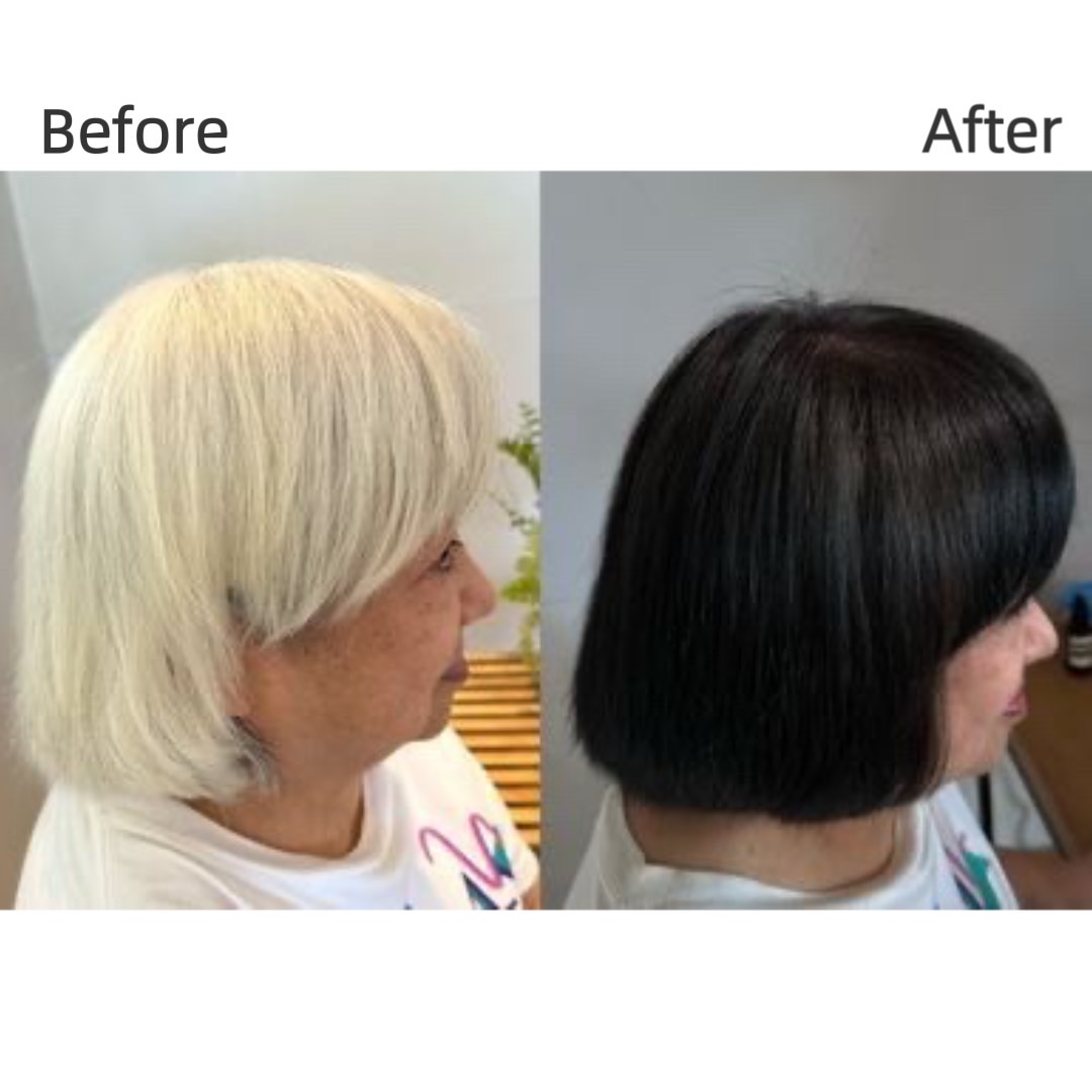 【台湾总公司】KAFEN Hair Color Dye 400ml (Black/Brown)White Gray Hair Dye ...