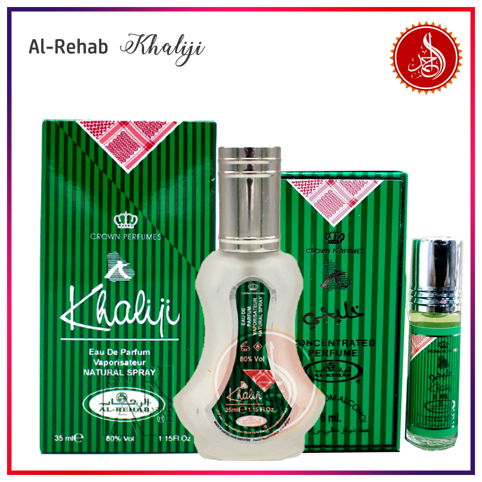 Al Rehab KHALIJI (Roll-On Oil/ Natural Spray) for Women & Men by Al Rehab Perfumes | Shopee Malaysia