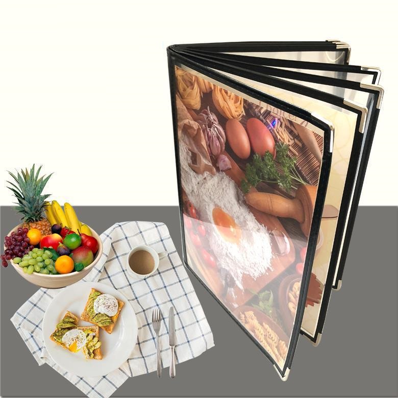 [iStore] A4 Restaurant Transparent Menu Cover /PVC Menu Holder ...