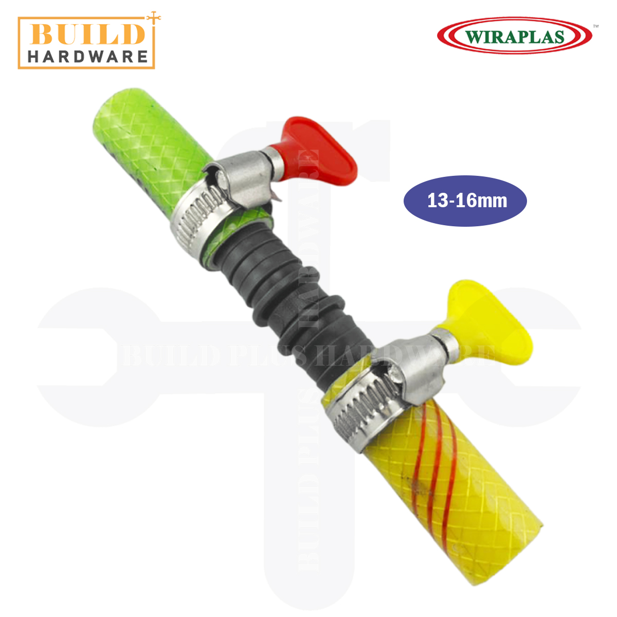 WIRAPLAS 13-16MM / 19-25MM Plastic Garden Hose Joint 2-Way 3-Way Y-Type ...