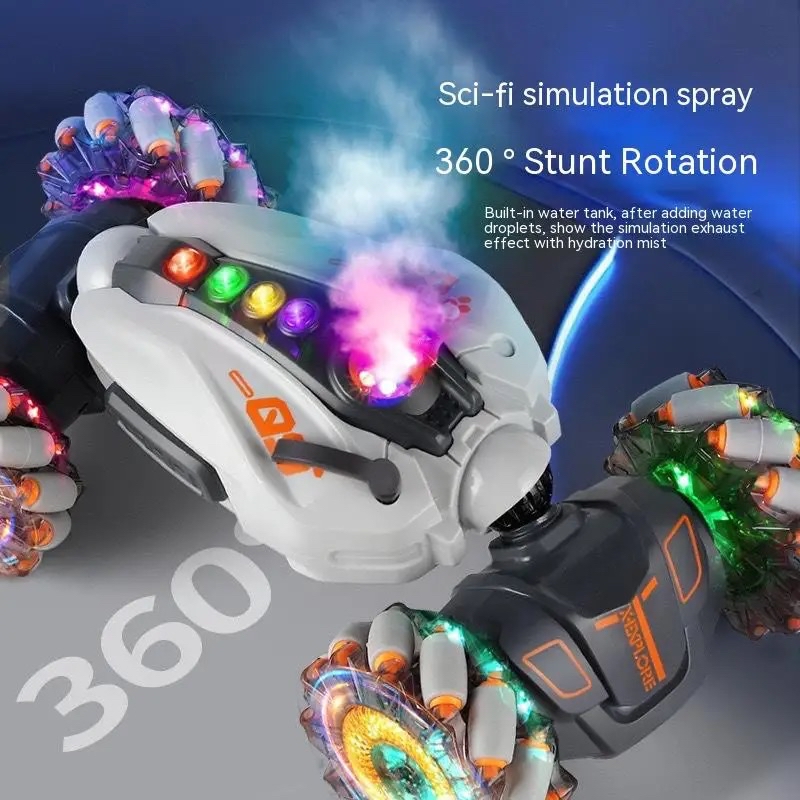 FEO Full LED Hand Sensor Rc Gesture Stunt Car Watch Control Stunt Car ...