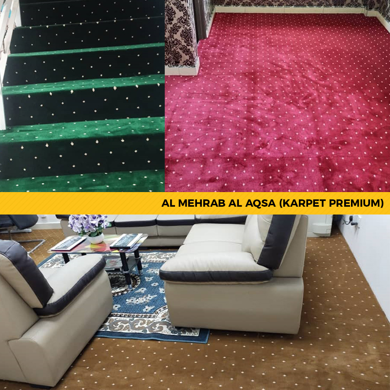 Aqsa Karpet Premium Karpet Pejabat Karpet Gulung Karpet Tanpa Saf ...