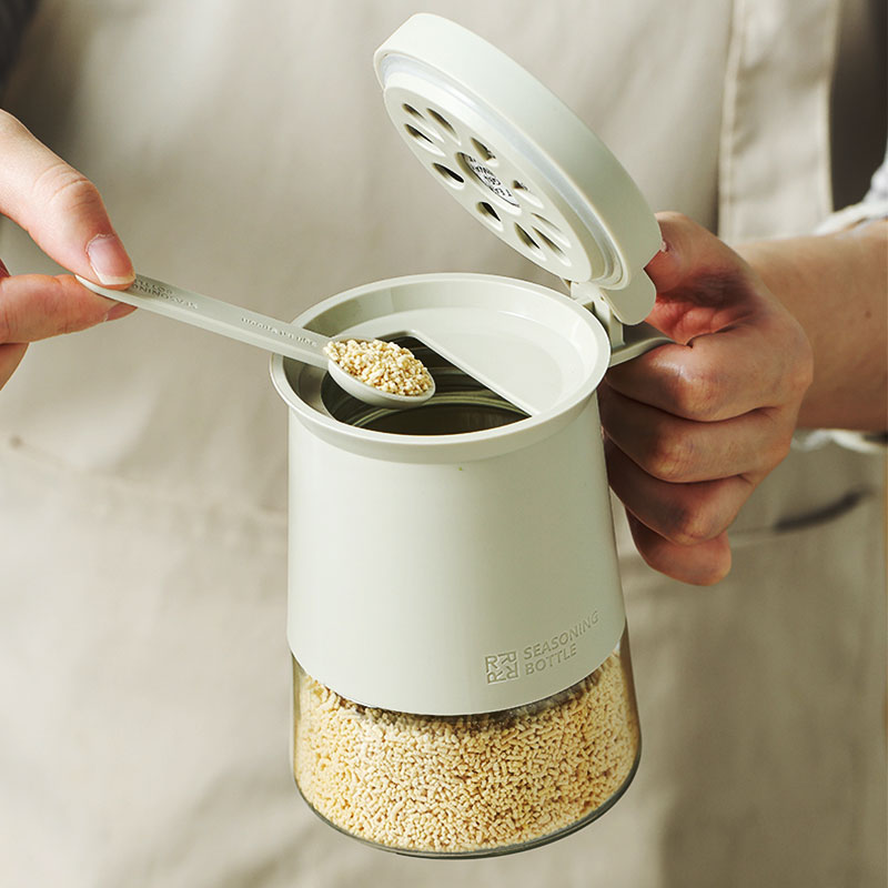 𝐀𝐈𝐑𝐓𝐈𝐆𝐇𝐓 𝐋𝐎𝐂𝐊 Flip Open Condiment Jar Spices Seasoning Bottle Herbs ...