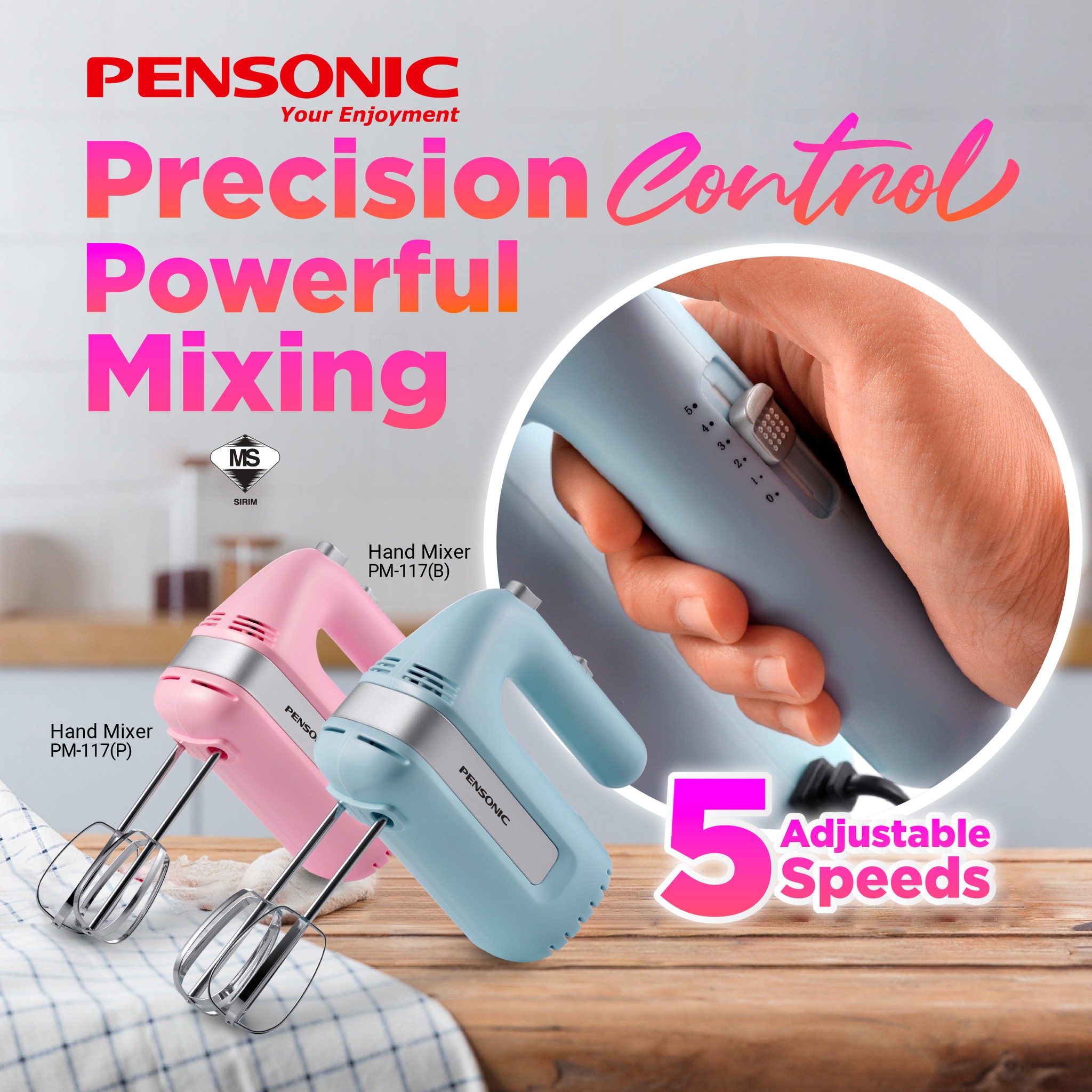 Cornell / Pensonic Low Noise Hand Mixer | PM-117B PM-117P CHM-909DX ...