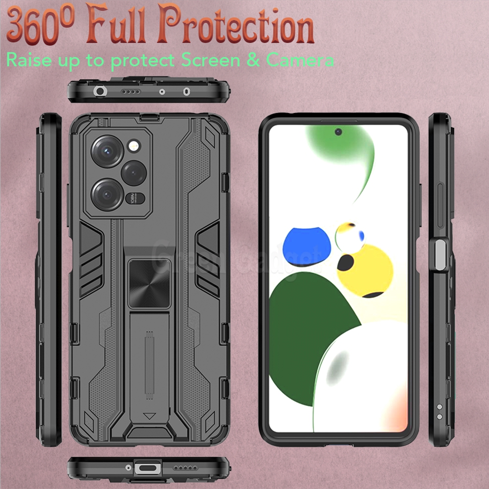 [Green Gadget] Poco X5/X5 Pro 5G Case Armour 360 Full Protection Cover Casing Kes Hard Keras 硬壳 ...