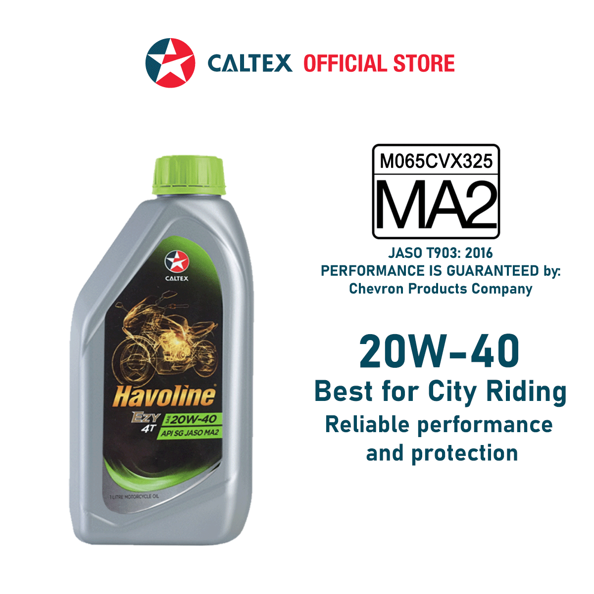 Caltex Havoline EZY 4T 20W40 Motorcycle Oil (1L) | Shopee Malaysia