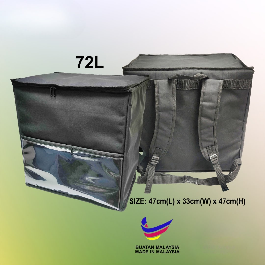 FOOD DELIVERY BAG COURIER BAG STORAGE BAG BAGPACK STYLE 36L 55L 72L BEG ...
