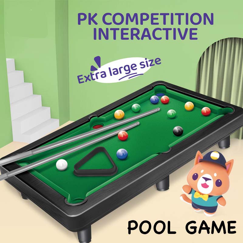 Snooker Pool Game PK Competition Interactive Indoor Tabletop Arcade ...