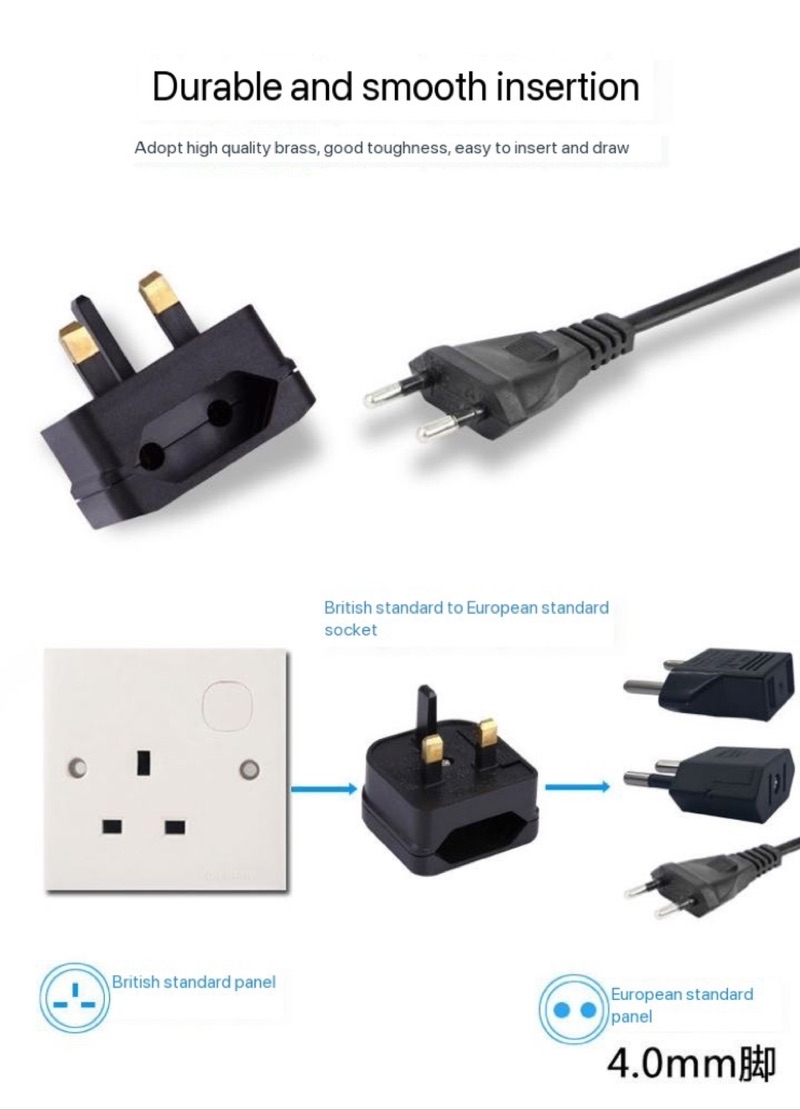 British standard conversion European standard BS plug British standard ...