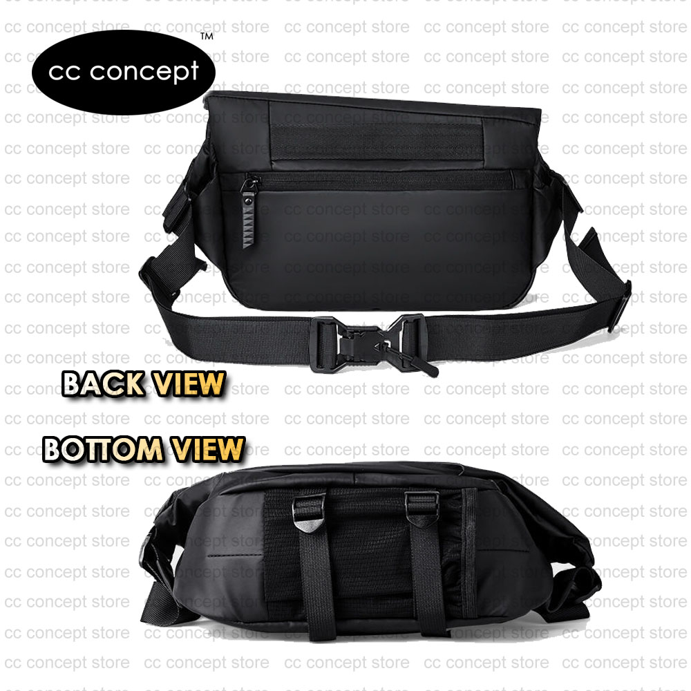 CC CONCEPT High Quality Chest Bag Waterproof Man Crossbody Sling Bag ...