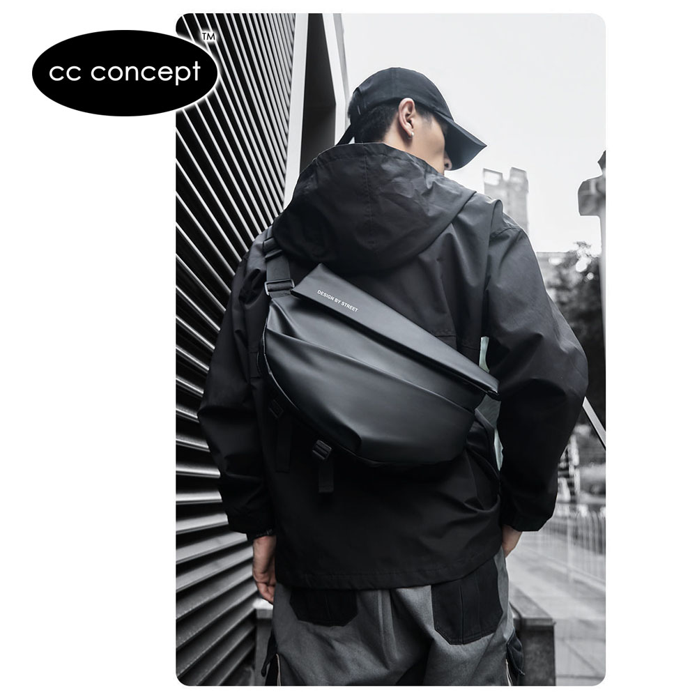 CC CONCEPT High Quality Chest Bag Waterproof Man Crossbody Sling Bag ...