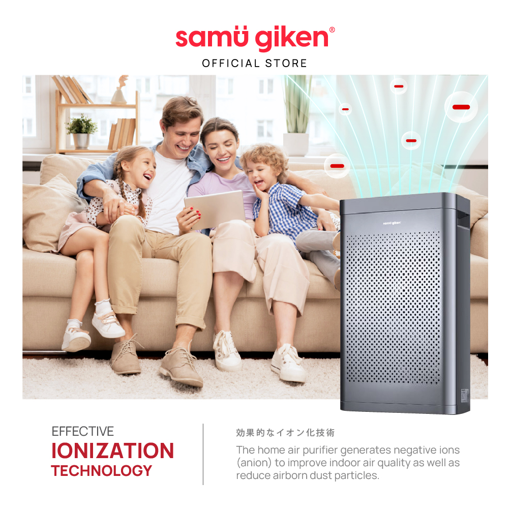 Samu Giken Pembersih Udara Profesional | Air Purifier with Hospital Grade Hepa Filter H13 and UV ...