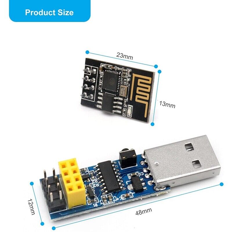 (ESP-01S not included) ESP8266 ESP-01 ESP-01S CH340C WIFI module downloader ESP LINK v1.0 for ...