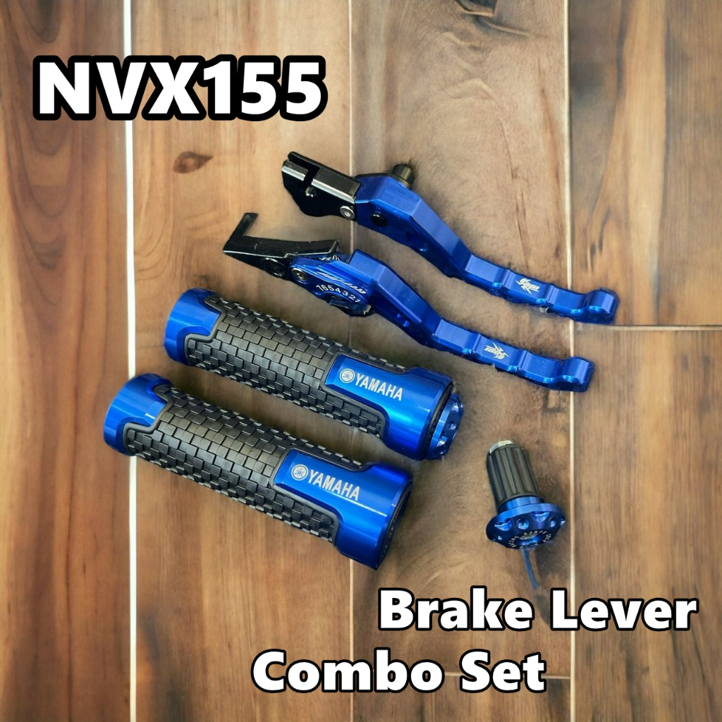 YAMAHA NVX155 COMBO SET BRAKE CLUTCH LEVER HANDLE GRIP BALANCER END BAR ...