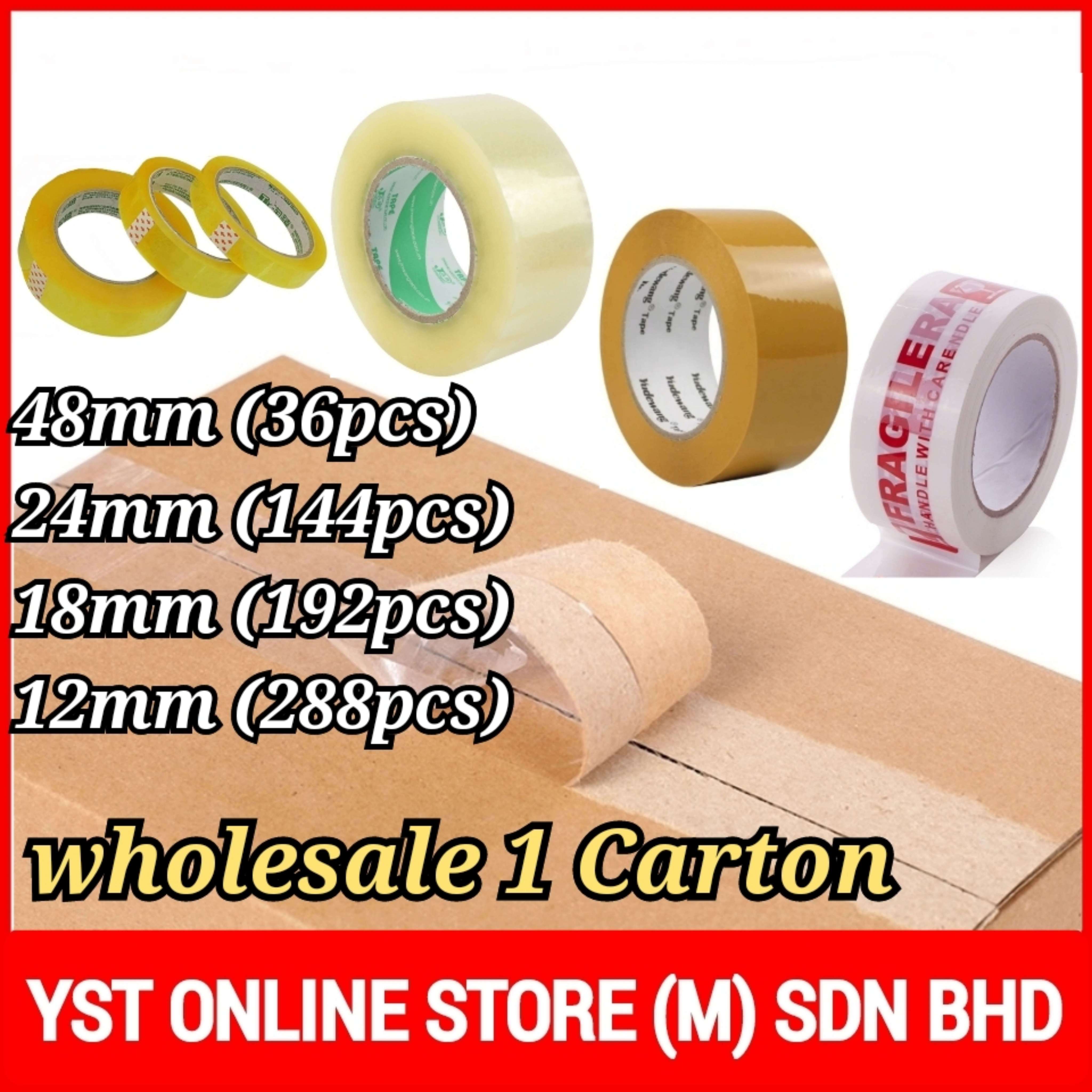 Yst Online Store Carton Opp Tape 12mm Wholesale Box Clear Stationery ...