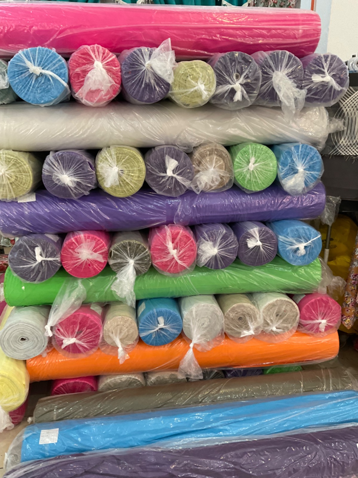 Cotton Canvas Plain Colour Canvas Fabric Kain Heavy Cotton Kain Kraft ...