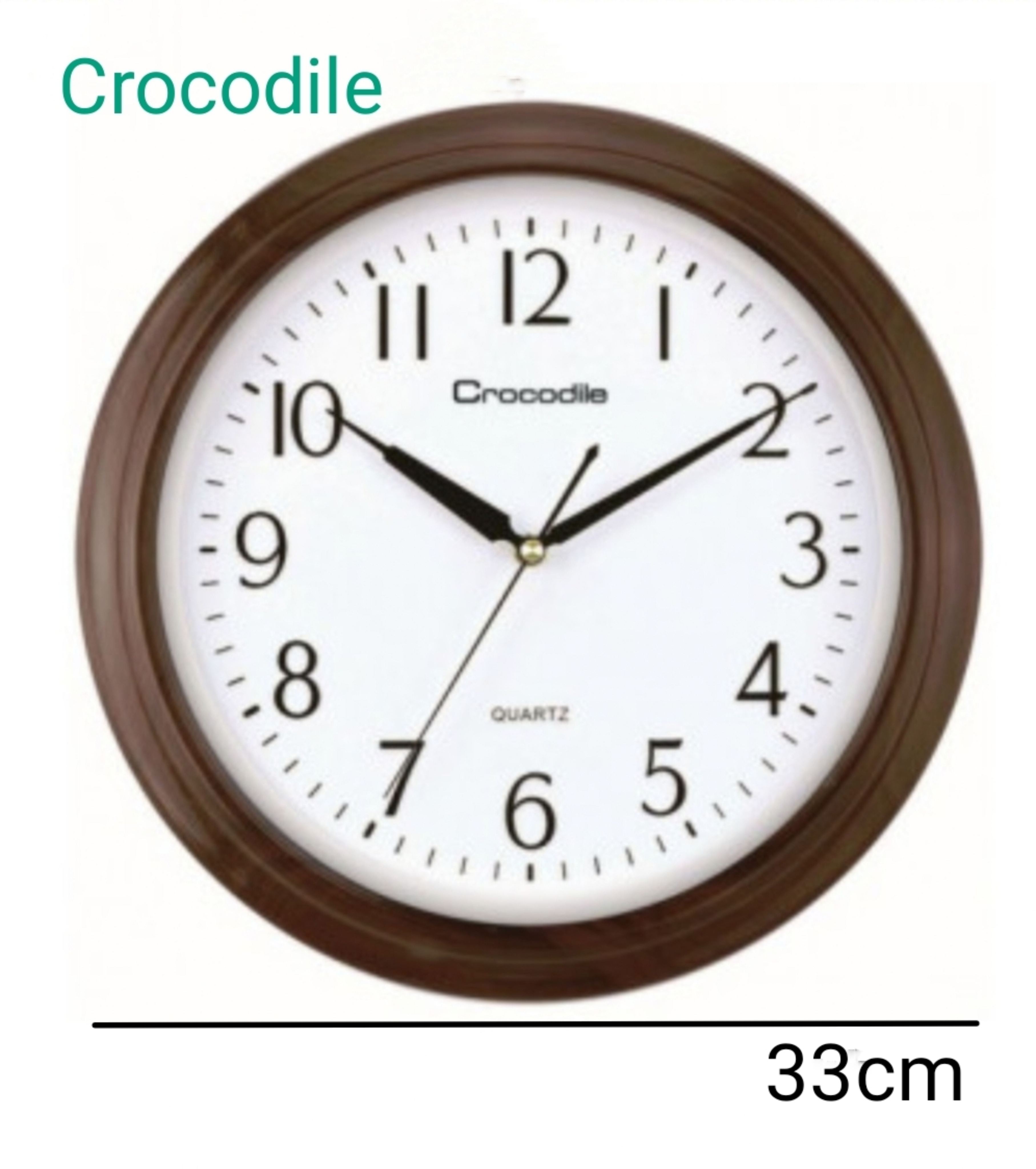 100% ORIGINAL Crocodile Wall Clock CW8169JLKS2 | Shopee Malaysia