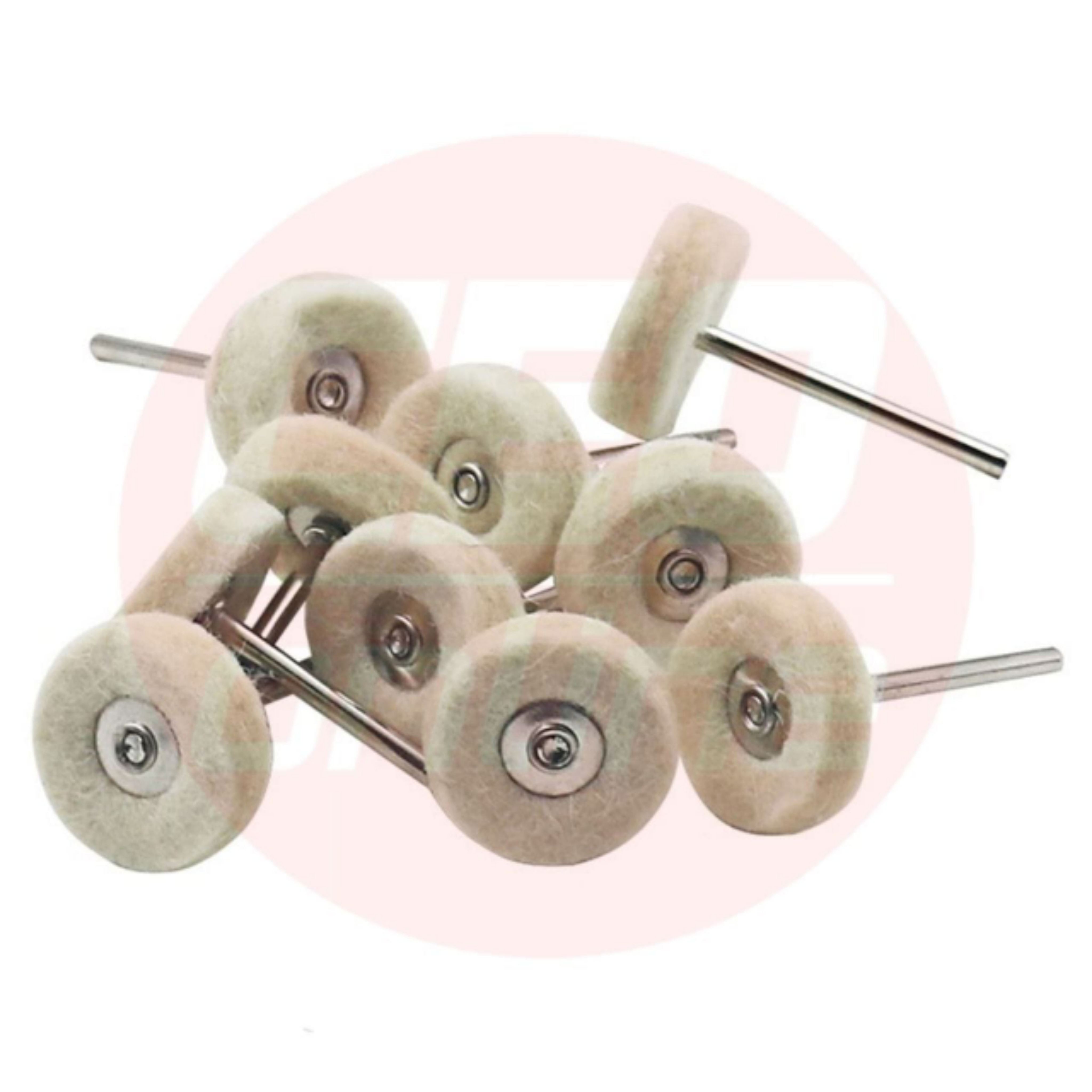 CEO 🇲🇾 Wool Felt Grinding Polishing 3mm Shank T Shaped Buffing Jewelry ...