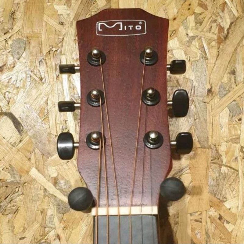 Mito D-38 Iron Besi Tulang Truss Rod Neck 38" Inch Acoustic Guitar ...