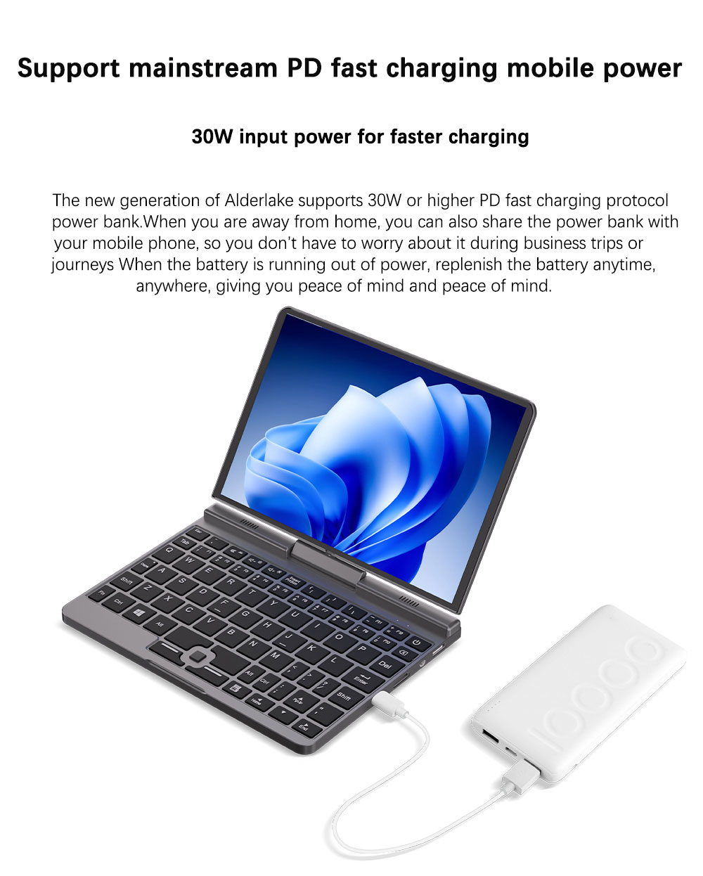 2026 ORE PS8 Intel N150 8" Laptop Gaming Laptop 12GB RAM 1TB NVME SSD ...