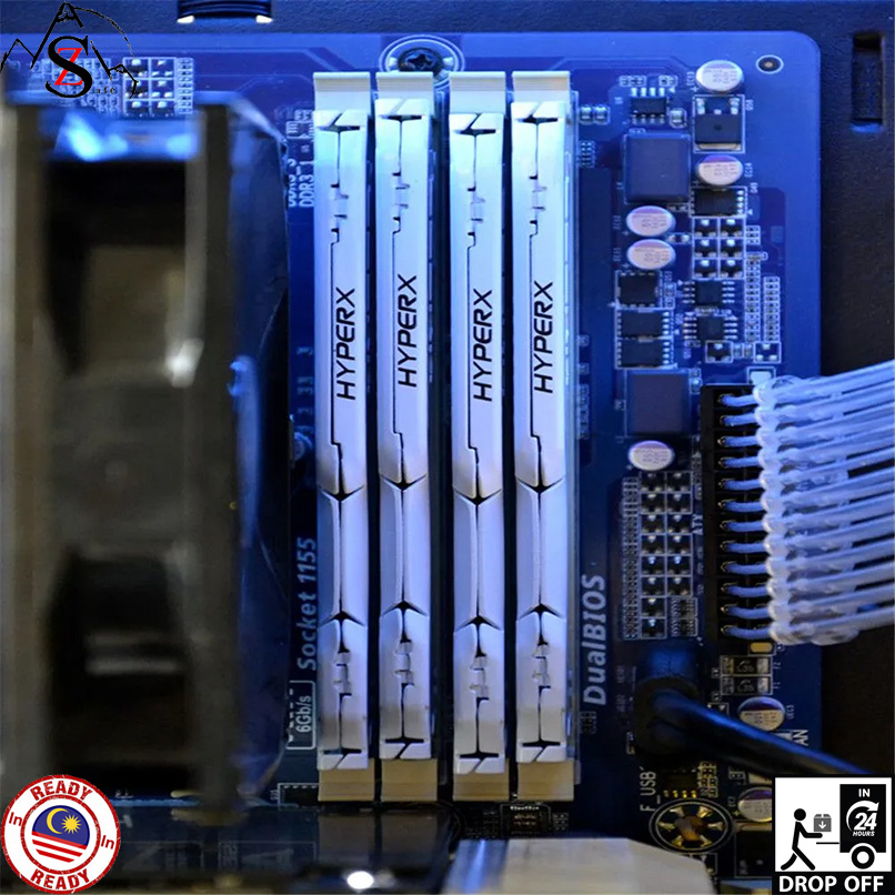 Universal PC RAM Heat Sink Cover, Computer Memory Cooler Heat sink for DDR2 DDR3 DDR4 Hyper X ...