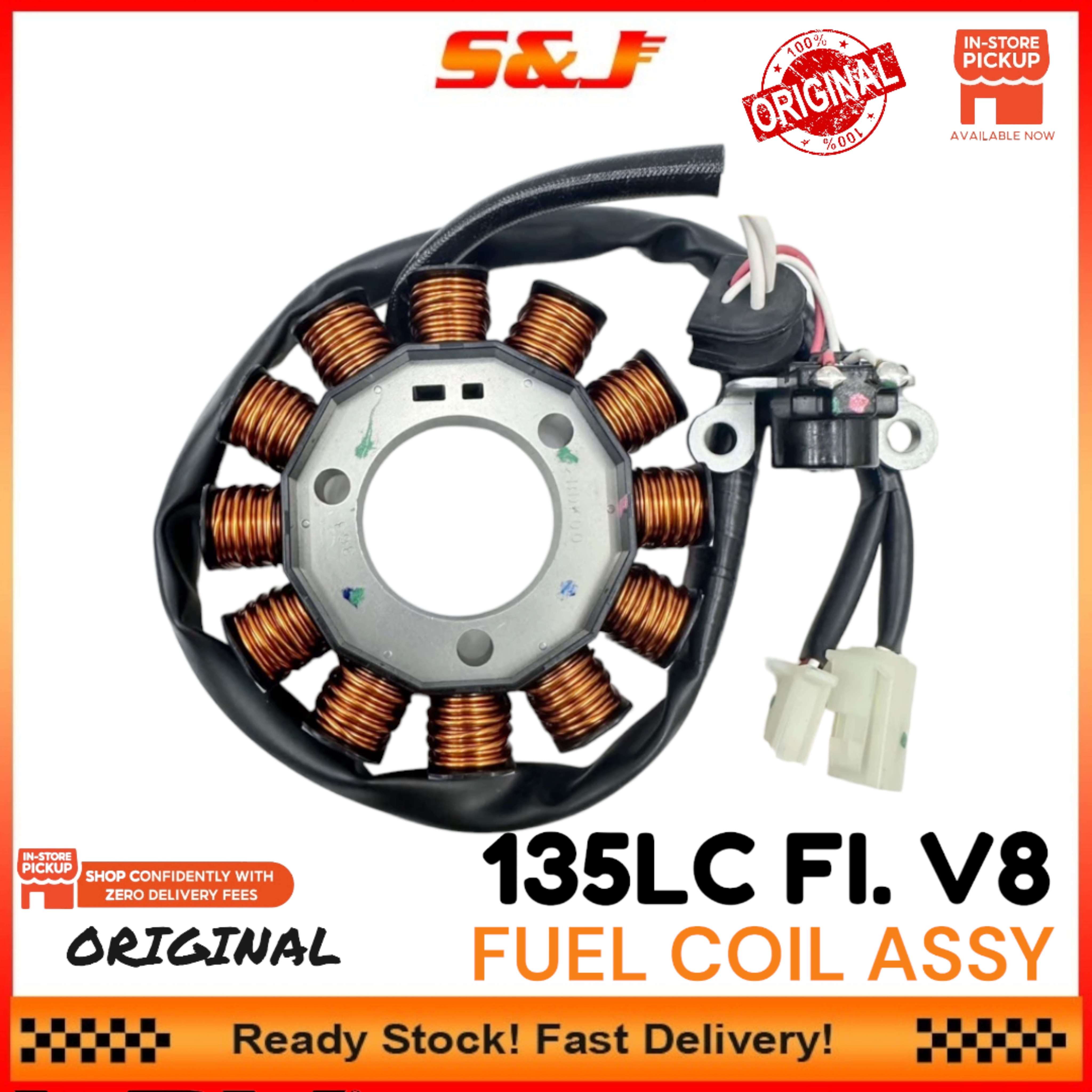 YAMAHA ORIGINAL LC135 V8 135LC FI V8 LCV8 LC FI FUEL COIL ASSY MAGNET ...