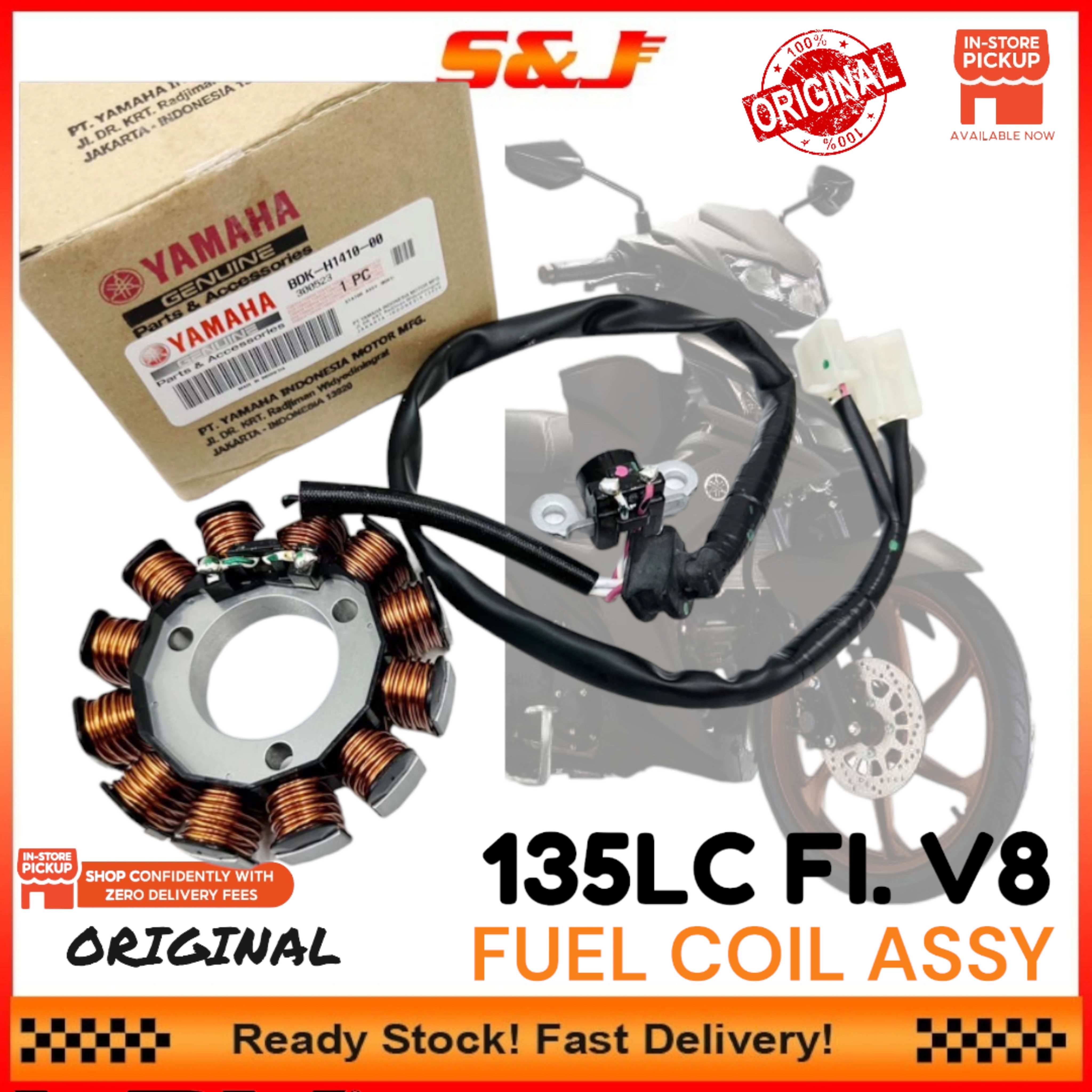 YAMAHA ORIGINAL LC135 V8 135LC FI V8 LCV8 LC FI FUEL COIL ASSY MAGNET ...